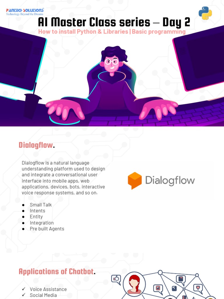 AI Master Class Series - Day 2: How To Install Python & Libraries - Basic Programming | PDF ...