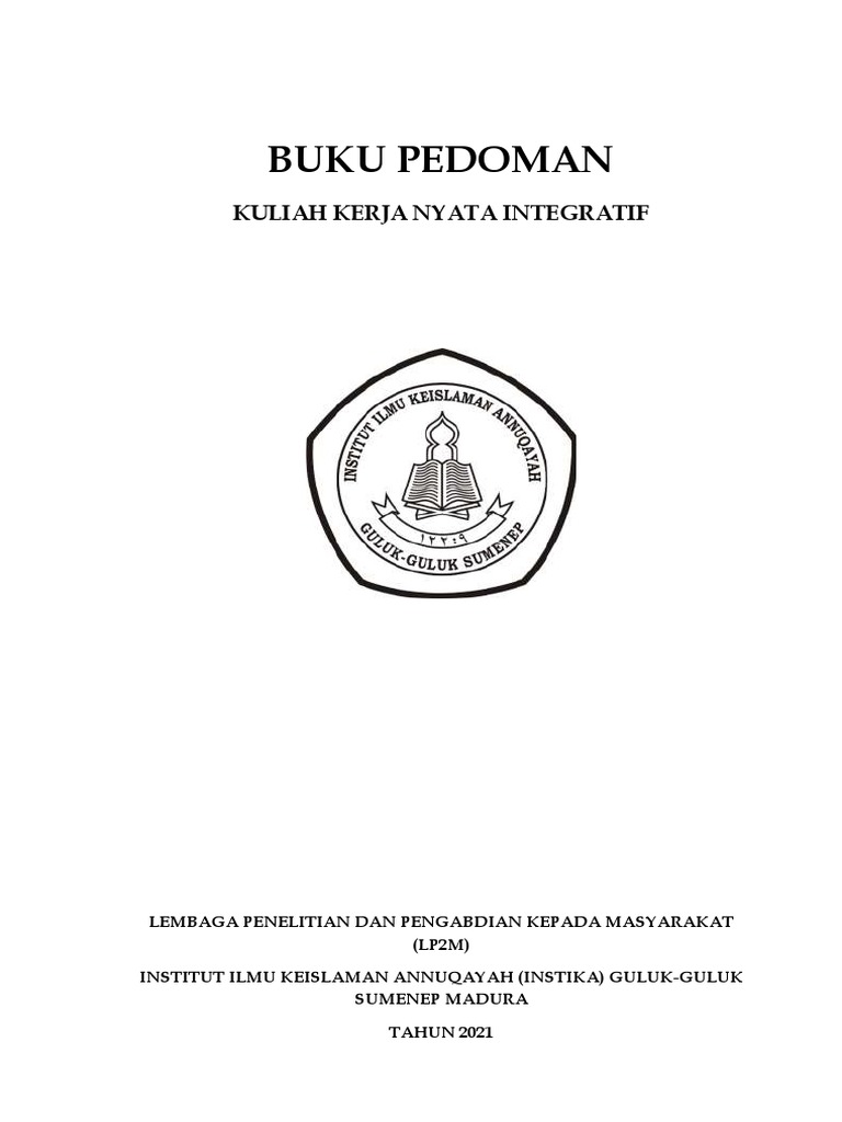 Draf Pedoman KKN Integratif 2021 | PDF | Karier & Perkembangan