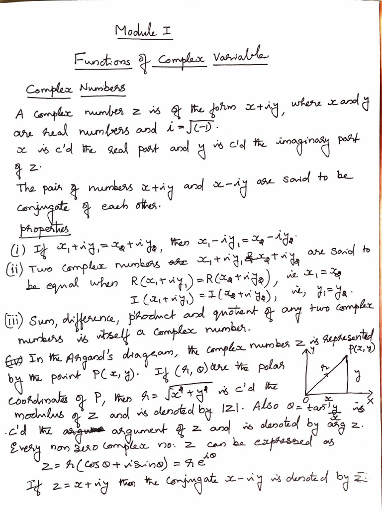 Complex Variable and Analytic Function Harmonic Functions | PDF ...