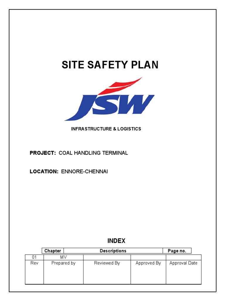 Site Safety Plan | PDF | Safety | Personal Protective Equipment