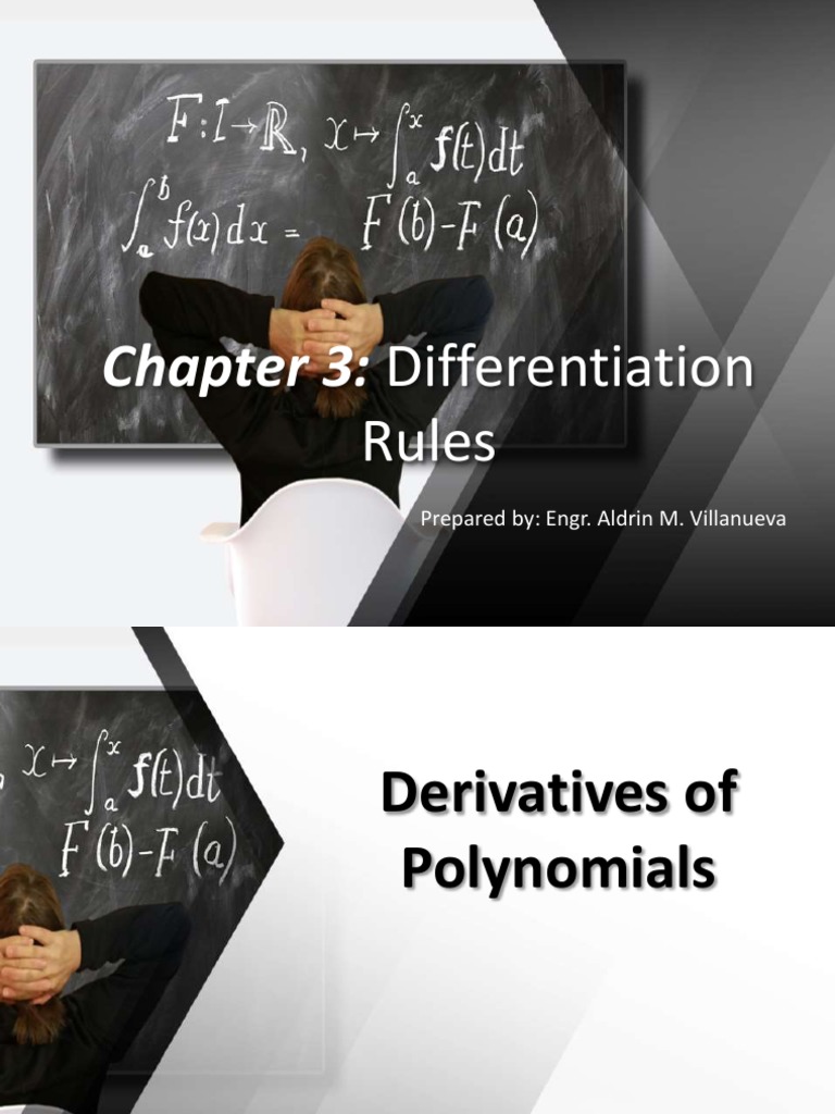 Differentiation Rules and Examples | PDF