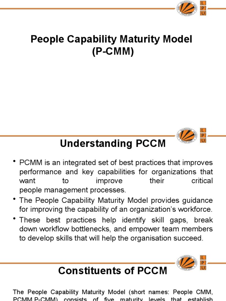 People Capability Maturity Model | PDF | Evaluation | Information ...