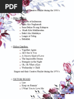 90s Pinoy Rock Bands Guide | PDF | Rock Music | Popular Music
