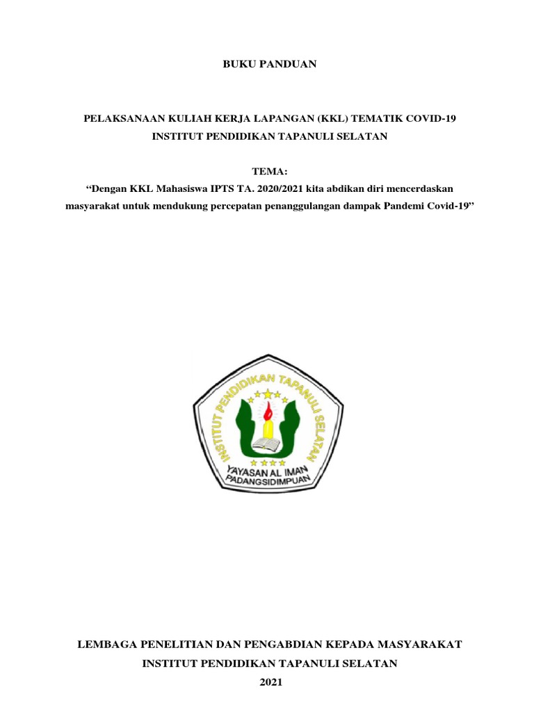 Buku Panduan KKL 2021 | PDF