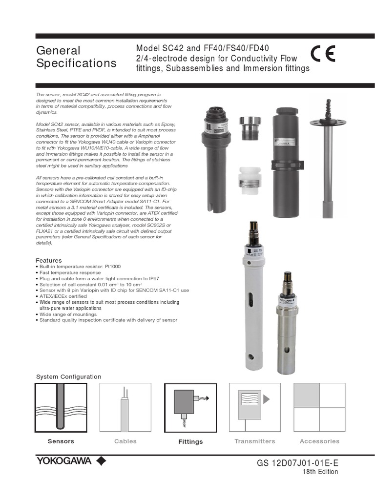 Yokogawa, SC42 | PDF | Electrical Connector | Electrical Resistivity ...