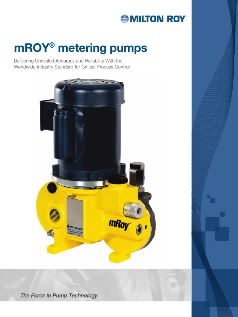 MROY Brochure HiRes W Spread | PDF | Pump | Valve