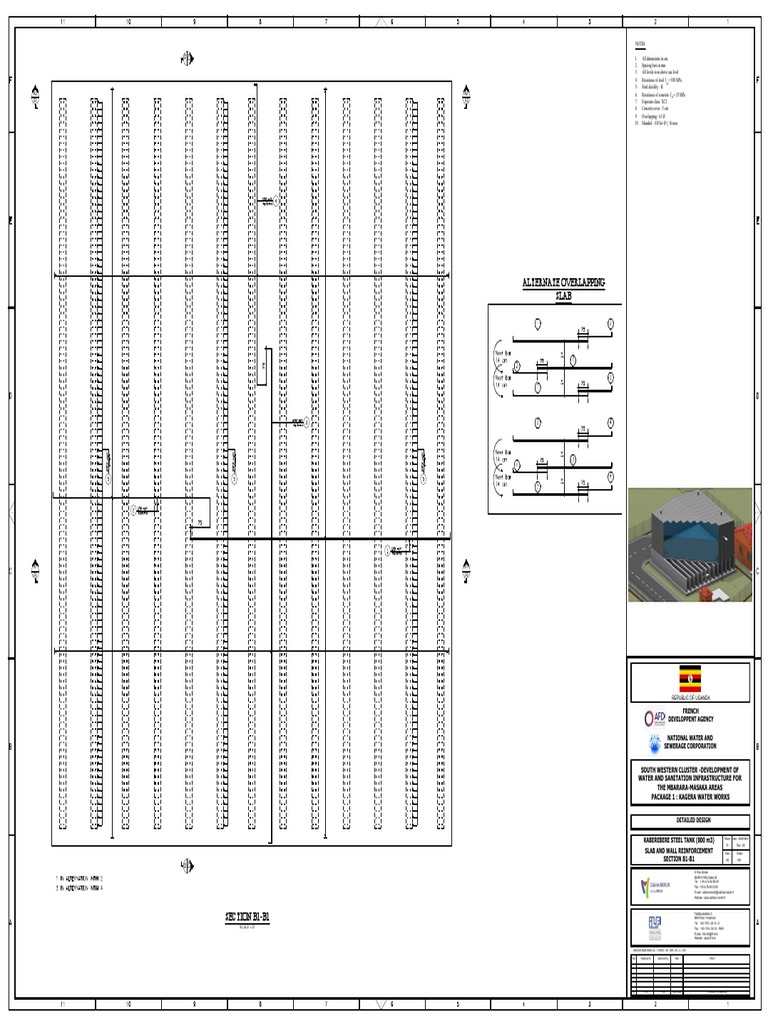Section B1-B1: Alternate Overlapping Slab | PDF | Materials ...