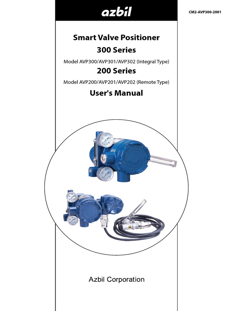 Azbil, Smart Valve Positioner | PDF | Valve | Switch