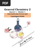 GenChem2 Q3 Module 2.1 Phase Changes v4 | PDF | Phase (Matter) | Liquids