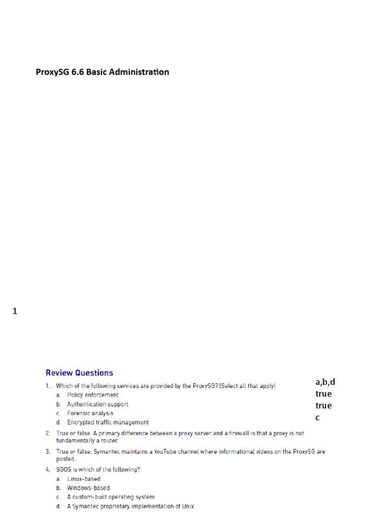 Proxysg 6.6 Basic Administration | PDF | Proxy Server | Computer Networking
