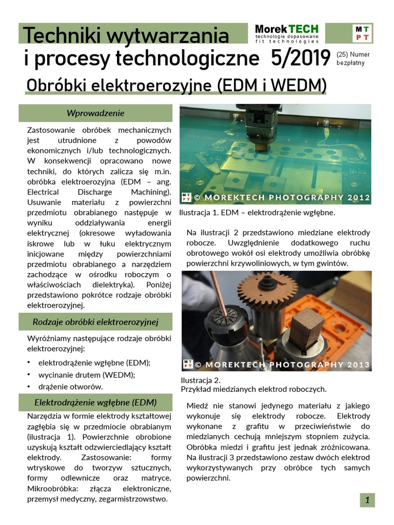 TeWy NR 5-2019 Edm Wedm | PDF