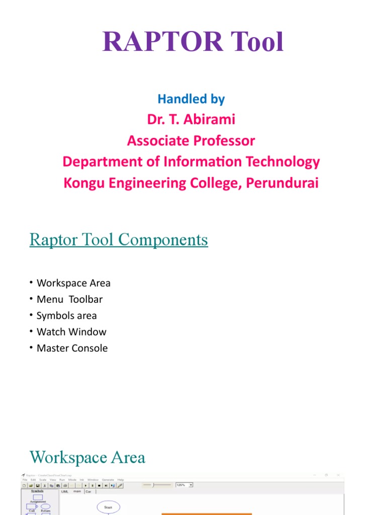 Raptor Tool | PDF | Variable (Computer Science) | Control Flow