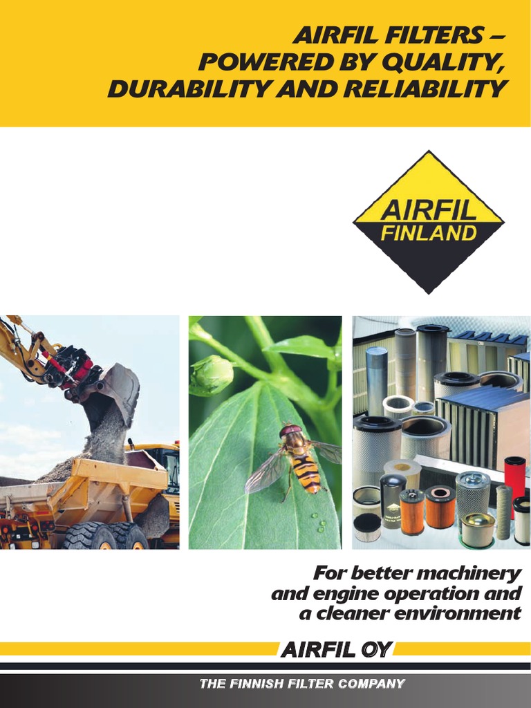 Airfil Filters - Powered by Quality, Durability and Reliability | PDF ...