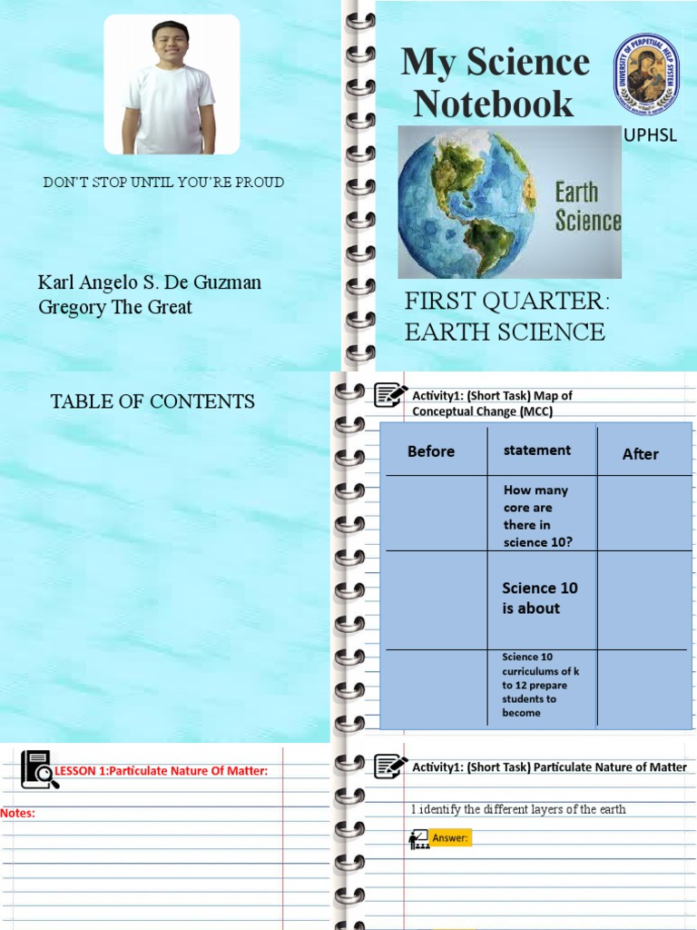 My Science Notebook | PDF