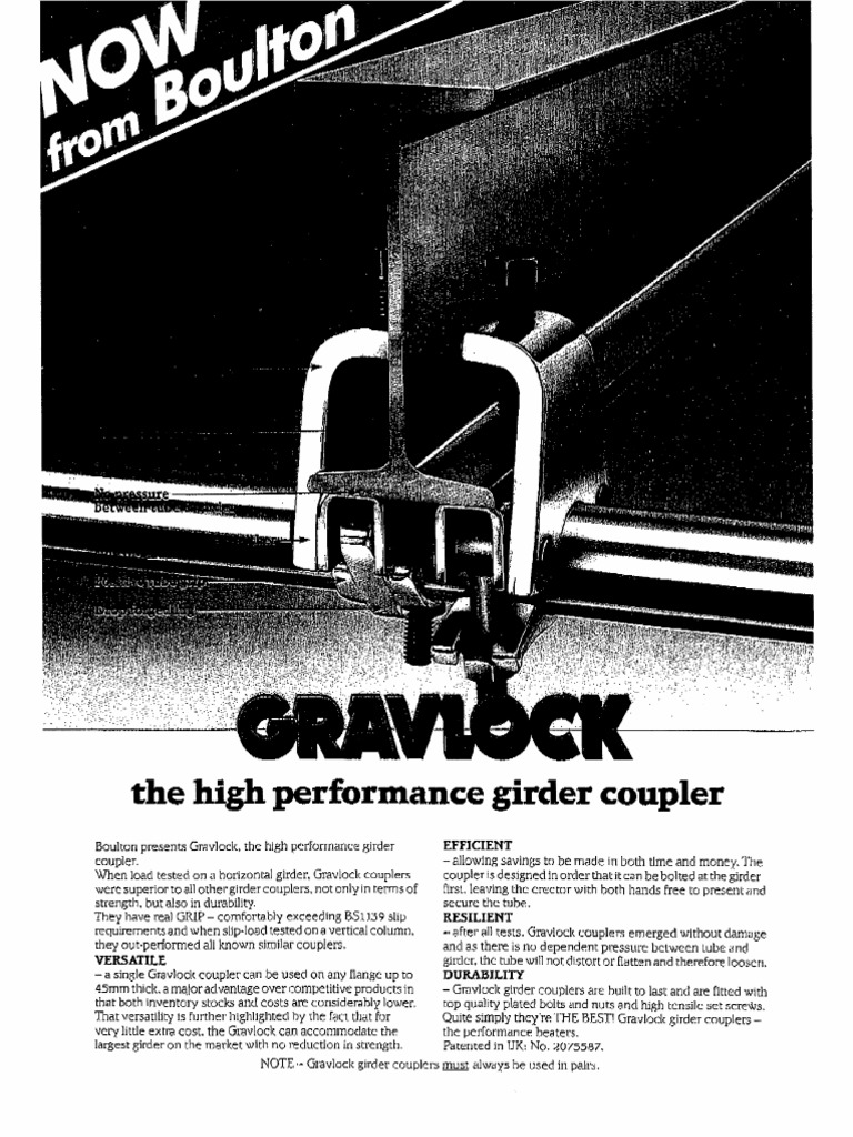 Grav Lok Spec Sheet | PDF