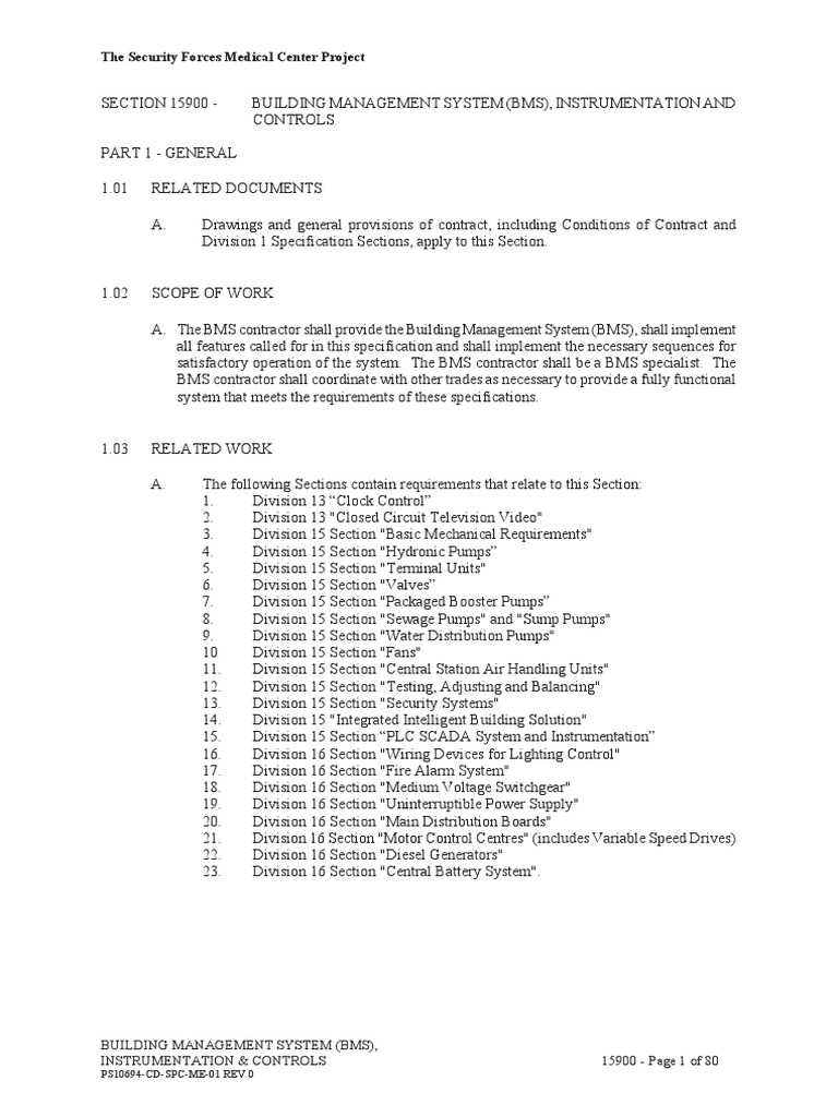 BMS Spec's | PDF | Computer Network | Electromagnetic Interference