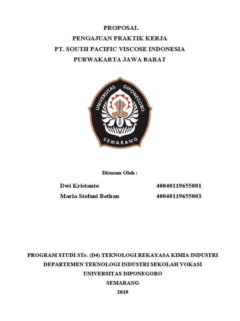 Proposal SPV Magang Kel 2 | PDF | Bisnis