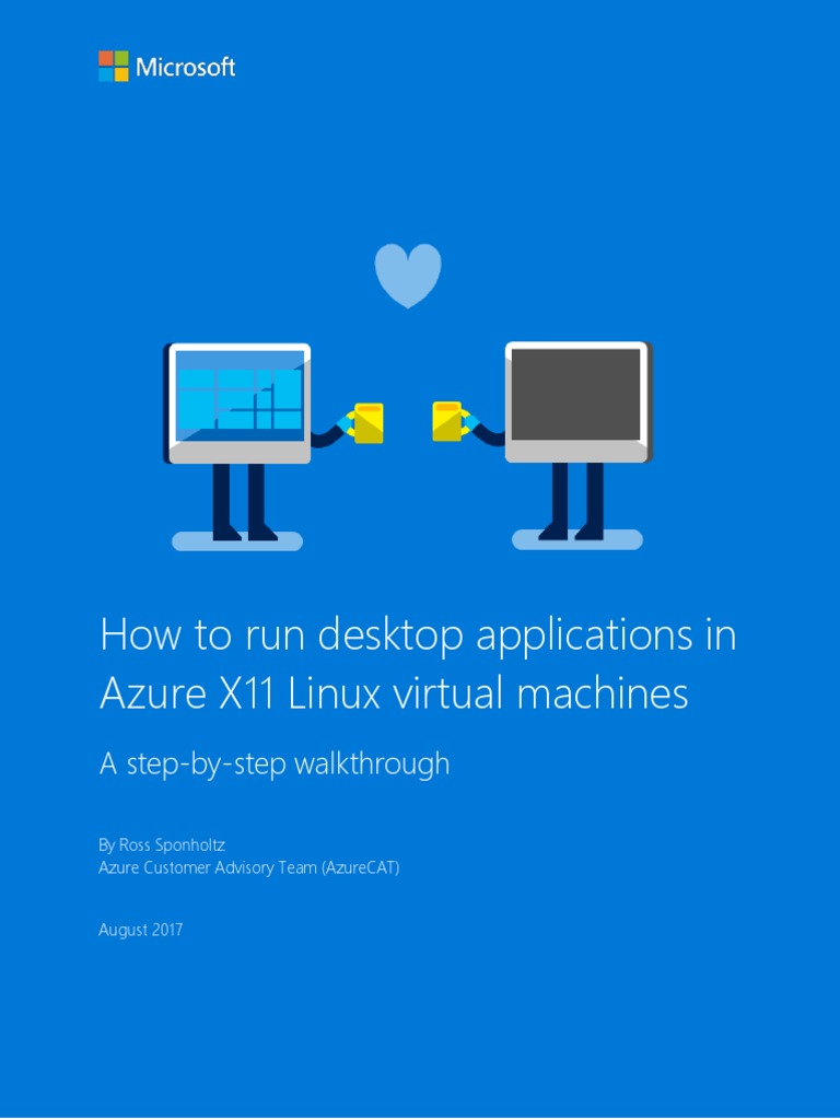 How To Run Desktop Applications in Azure X11 Linux Virtual Machines ...