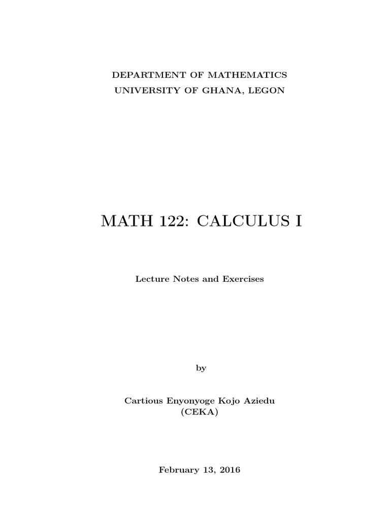 Calculus 1 | PDF | Trigonometric Functions | Integral