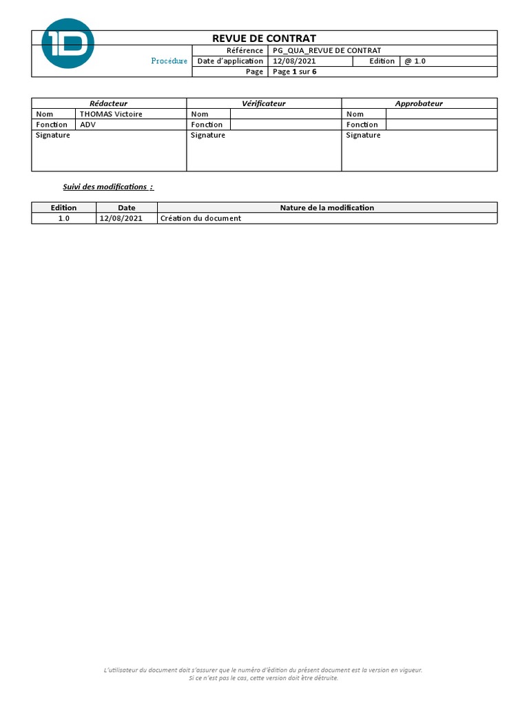 Revue de Contrat et Gestion Client | PDF | Application | Logistique