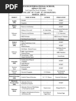 TIME TABLE Format | PDF