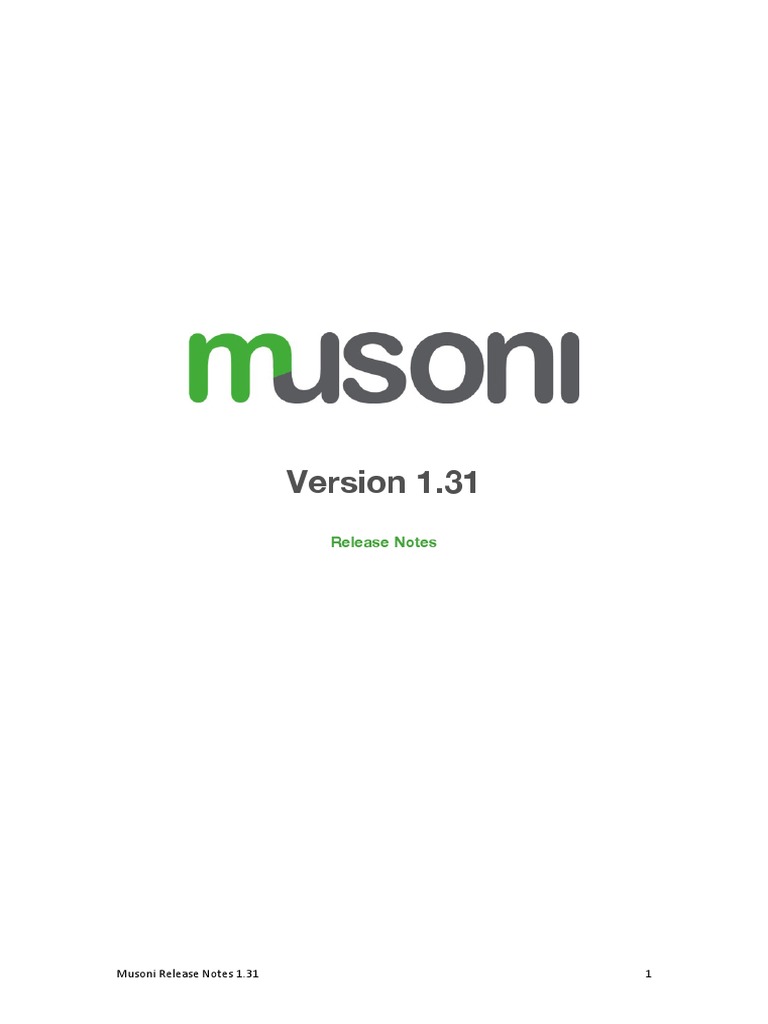 Musoni System Release 1.31 | PDF | Interest | Interest Rates