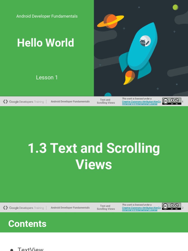 1 3 Text And Scrolling Views Pdf Html Creative Commons