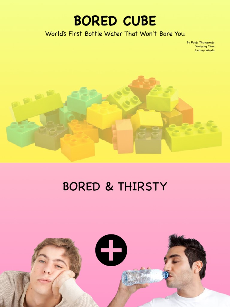 Bored Cube: World's First Bottle Water That Won't Bore You | PDF ...