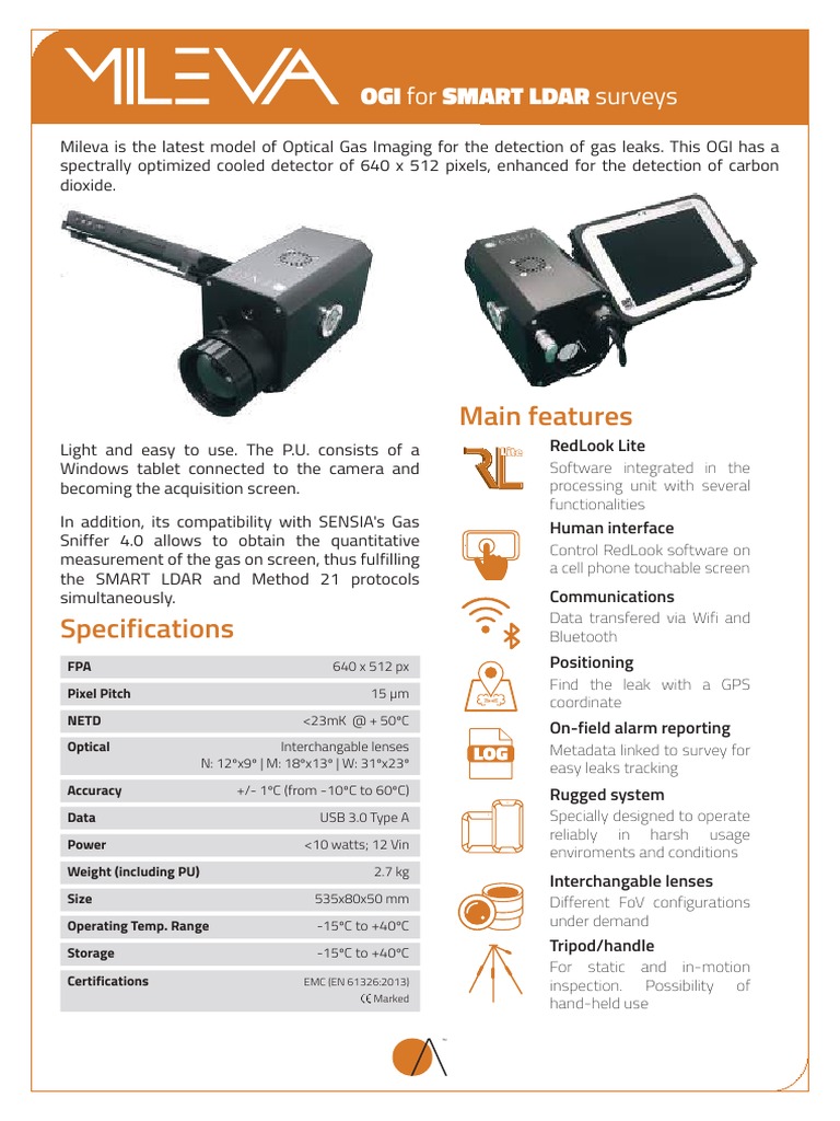 Main Features: OGI For SMART LDAR Surveys | PDF | Thermography ...