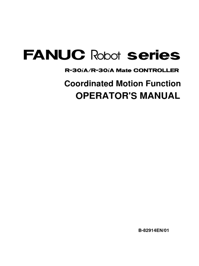 FANUC Series: Operator'S Manual | PDF | Cartesian Coordinate System ...