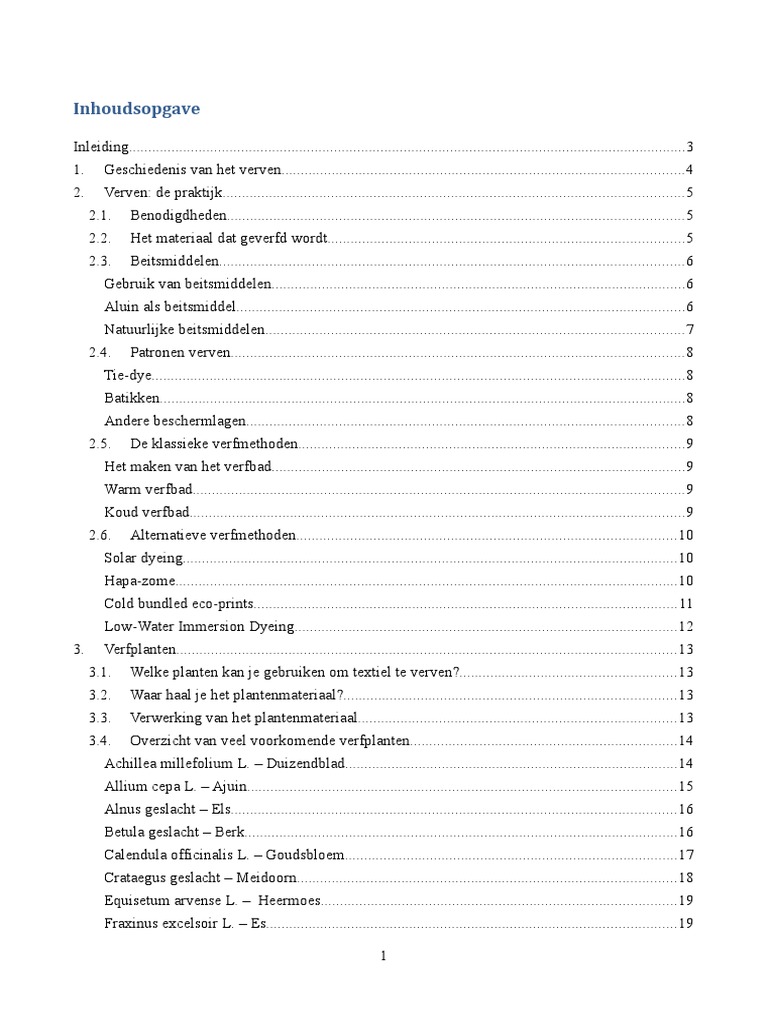 Eindwerk Verven | PDF