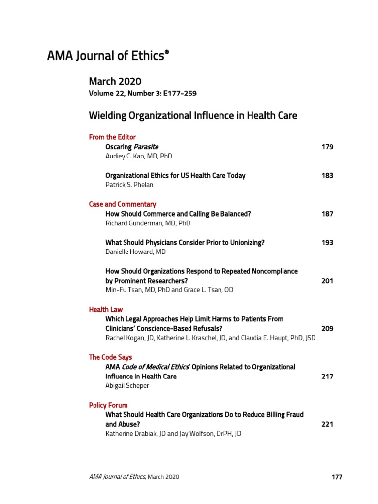 AMA Journal of Ethics | PDF | Trade Union | Residency (Medicine)