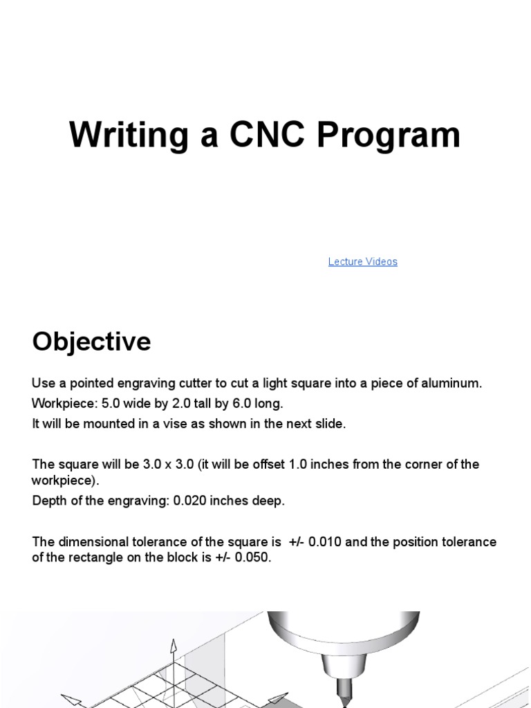 4476 Writing A CNC Program | PDF | Numerical Control | Mechanical ...