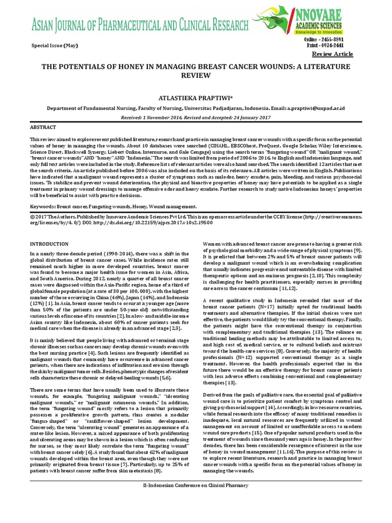 Honey Wounds Cancer | PDF | Cancer | Metastasis