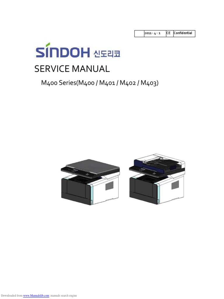 M400 Series Printer Service Manual | PDF | Image Scanner | Printer ...