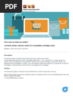 Lexmark C4150 Fuser Error Troubleshooting | PDF | Equipment ...