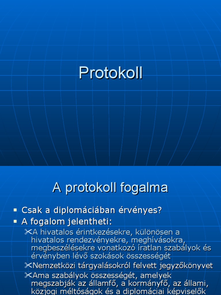 01 Protokoll Alapjai | PDF