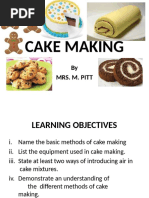 Methods of Cake Making | PDF