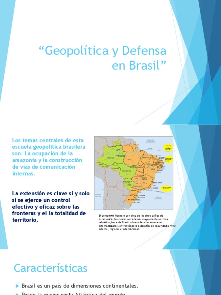Geopolítica Brasil y Atlántico Sur | PDF | Brasil | América del Sur