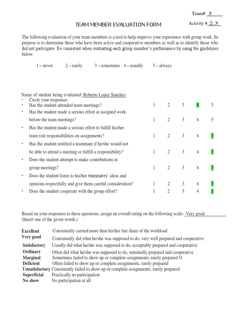 Activity#2.3 Coevaluation - Nestor - Dimas | PDF | Evaluation | Cognition