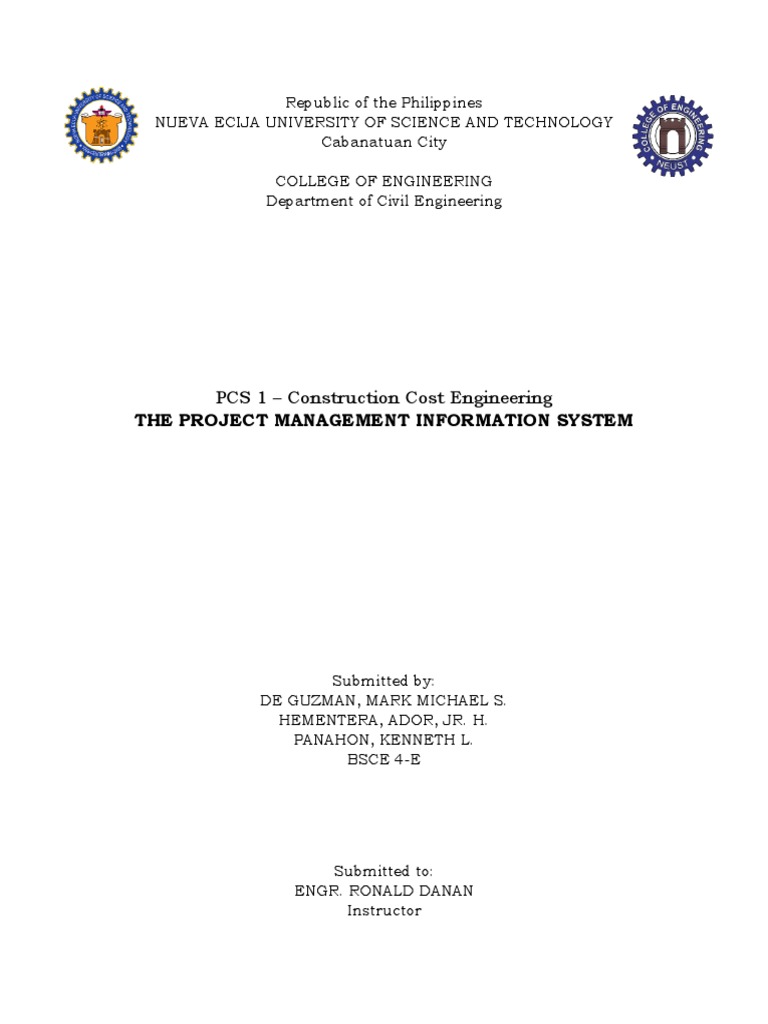 The Project Management Information System | PDF | Project Management ...