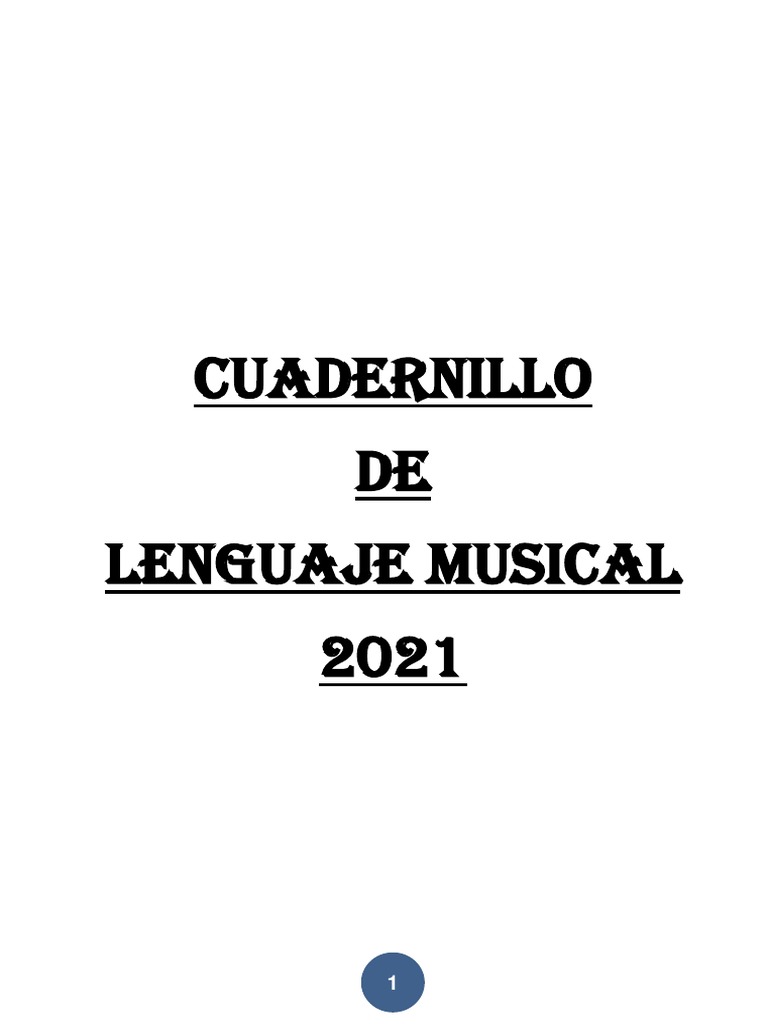 Cuaderno de Música (43 Hojas) | PDF | Sonido | Acústica