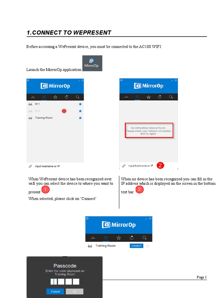 MIRROROP Guide | PDF