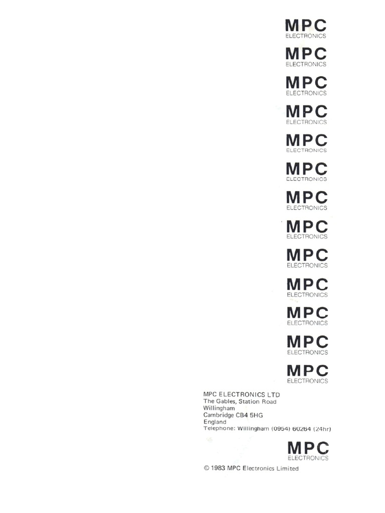 MPC Manual | PDF