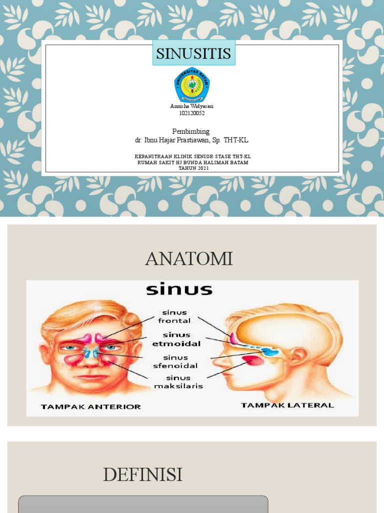 Panduan Sinusitis: Gejala dan Penanganan | PDF