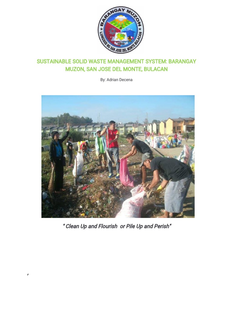 Project Proposal | PDF | Waste | Waste Management