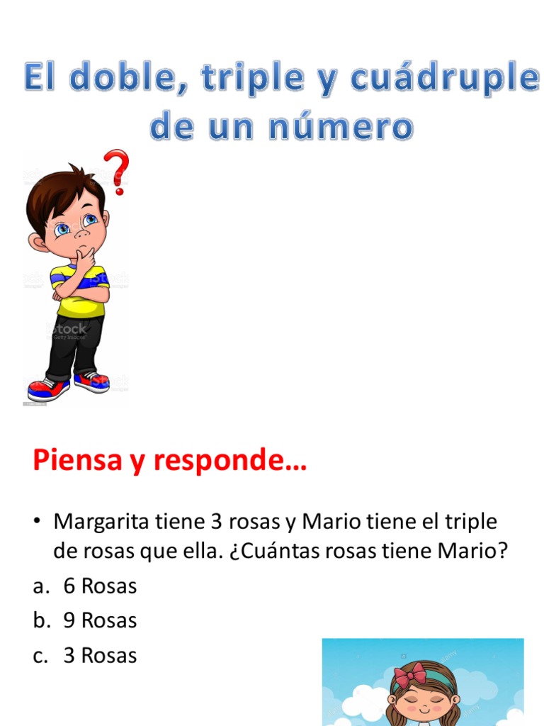 Problemas Doble Triple y Cuadruple Grado Tercero | PDF