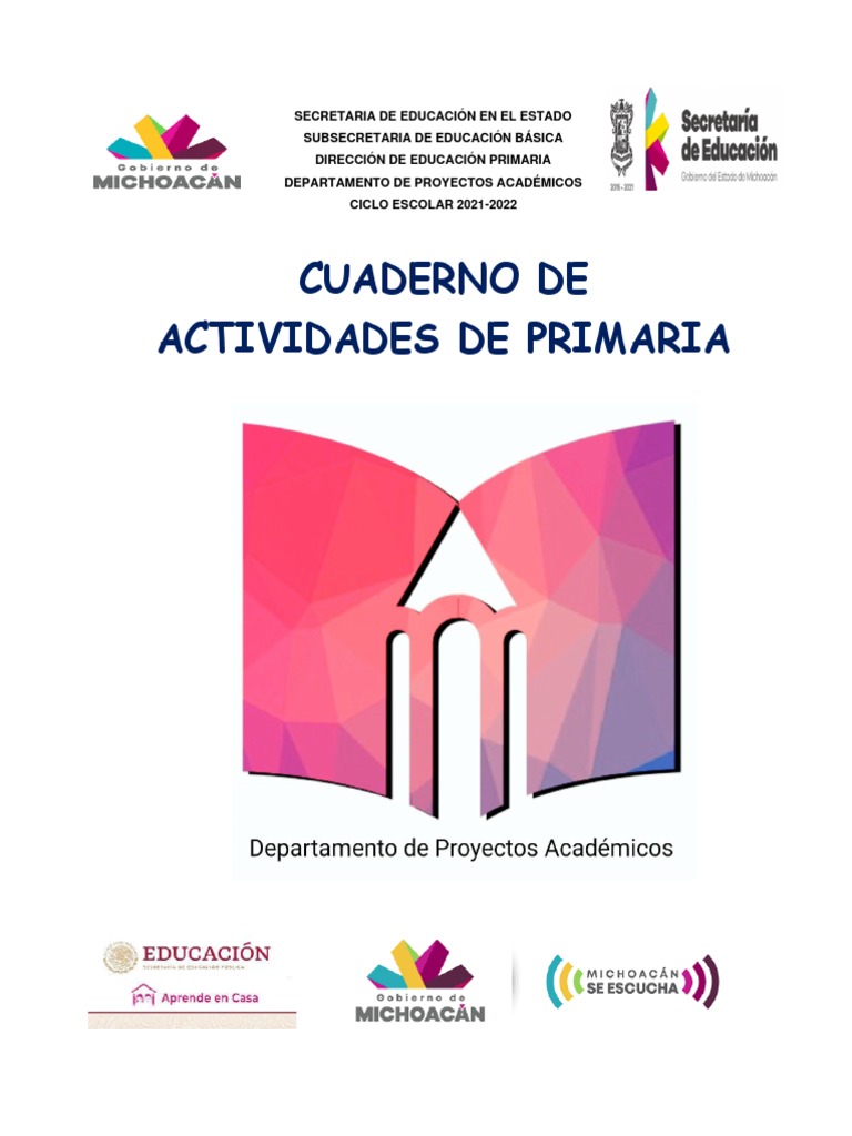 Actividades Escolares en Casa | PDF | Educación primaria