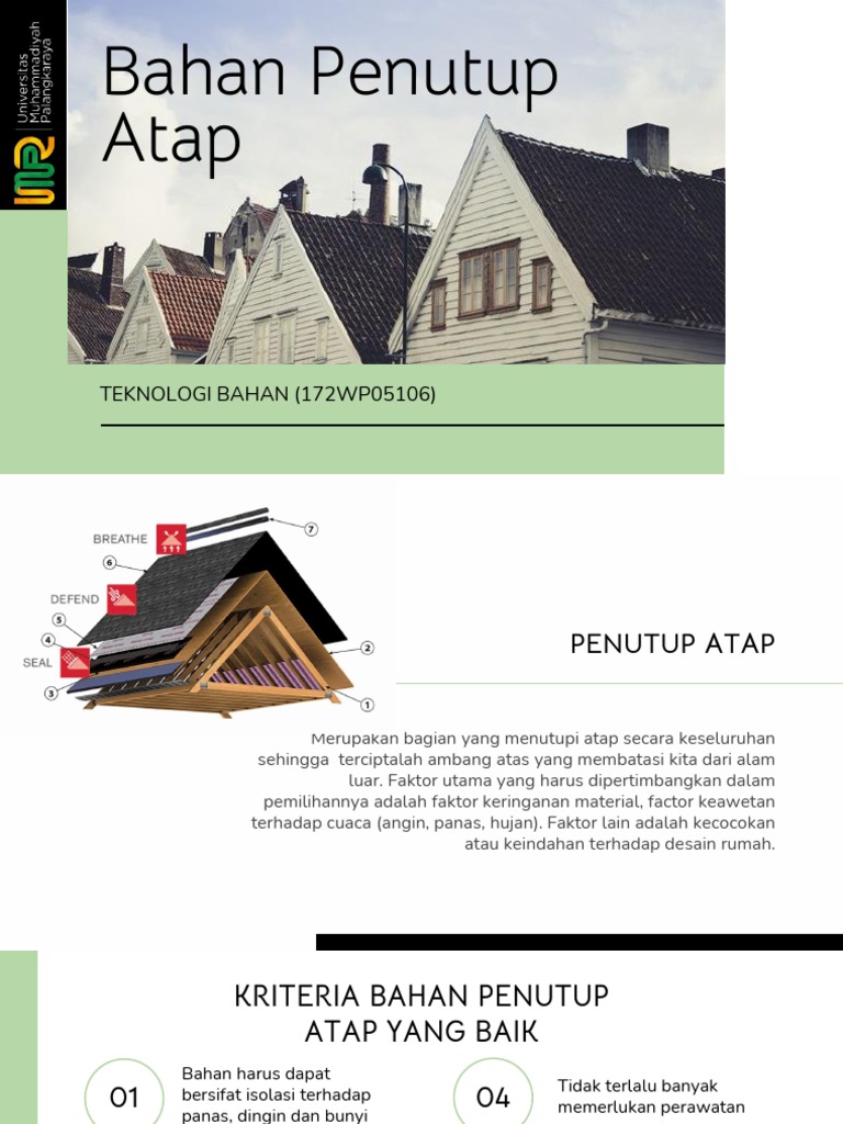 Material Penutup Atap | PDF
