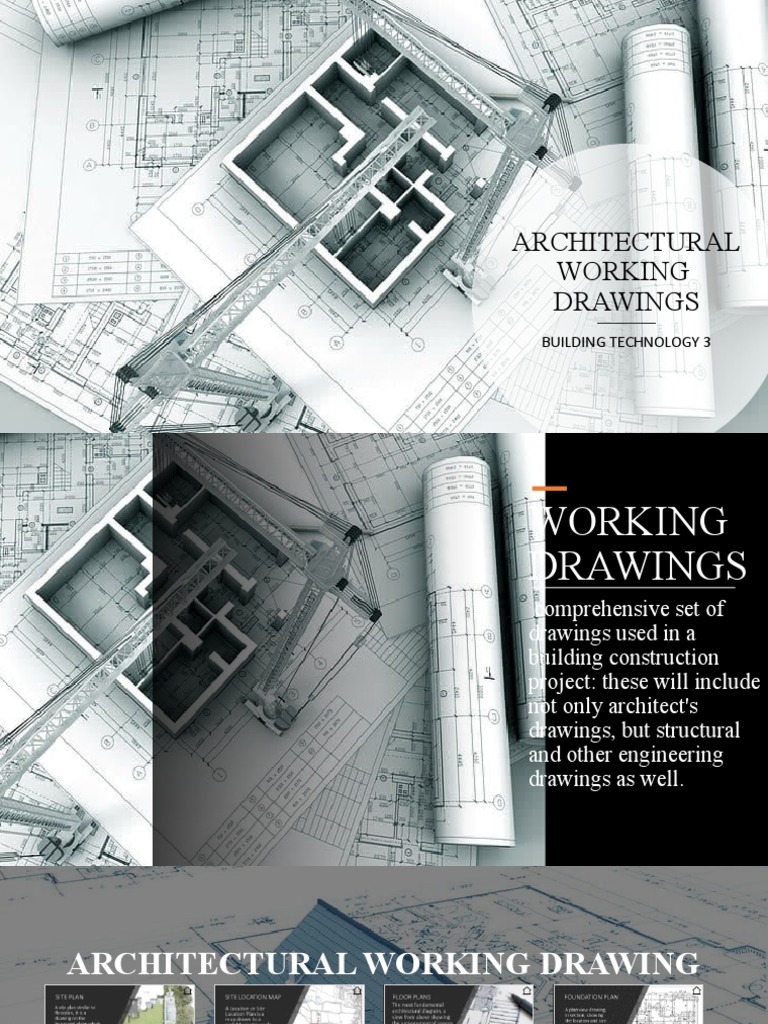Composition of Architectural Working Drawing | PDF | Framing ...